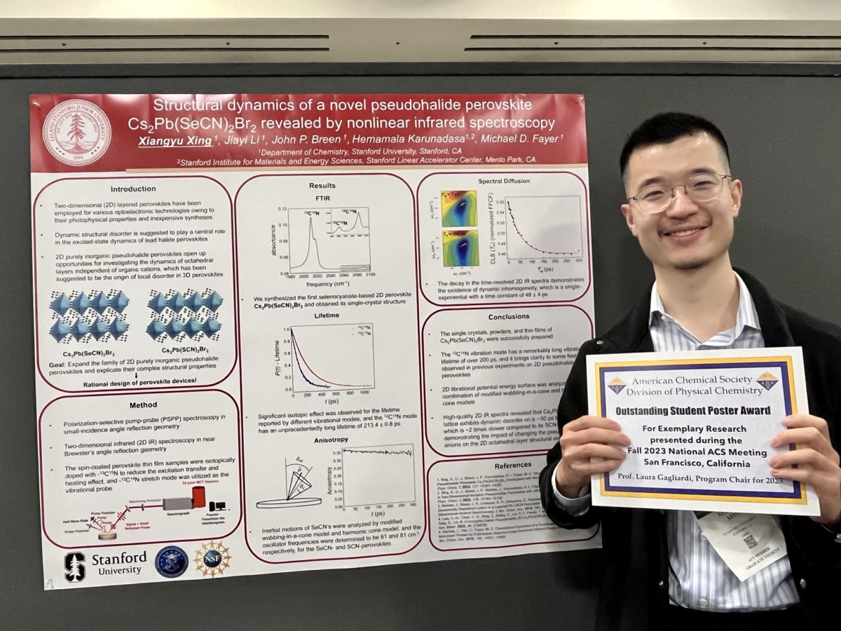 Fall 2023 ACS PHYS Poster Awardees - ACS Technical Division